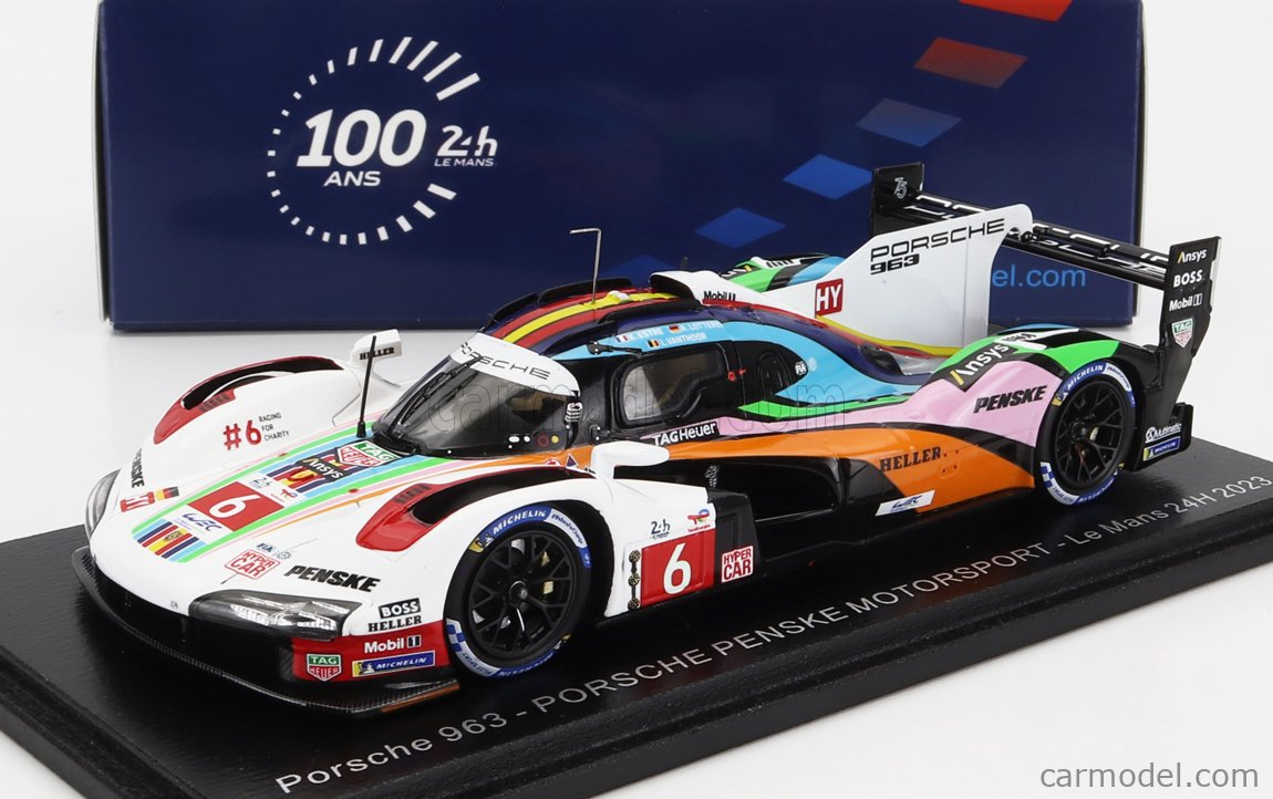 SPARK-MODEL S8724 Echelle 1/43 | PORSCHE 963 9RD 4.6L TURBO V8 TEAM PORSCHE PENSKE MOTORSPORT N ...
