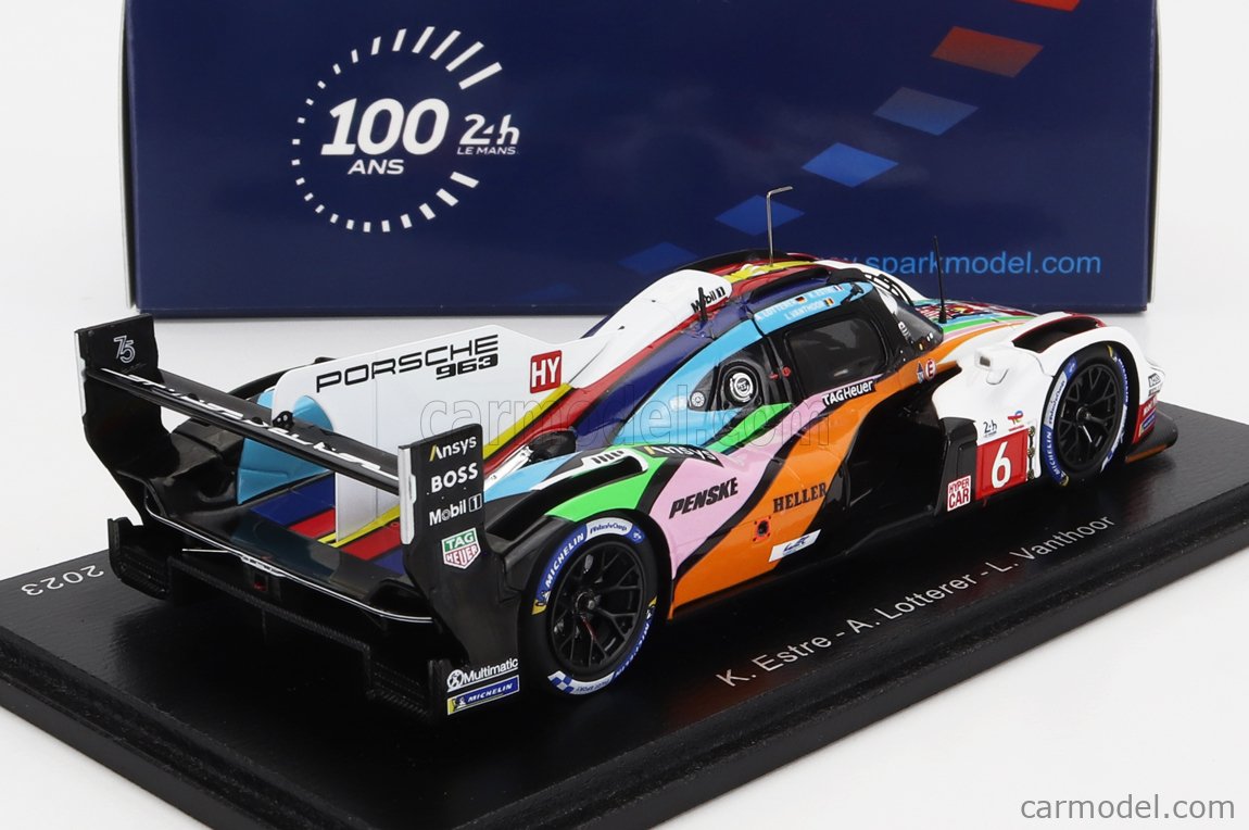 SPARK-MODEL S8724 Masstab: 1/43 | PORSCHE 963 9RD 4.6L TURBO V8 TEAM PORSCHE PENSKE MOTORSPORT N ...