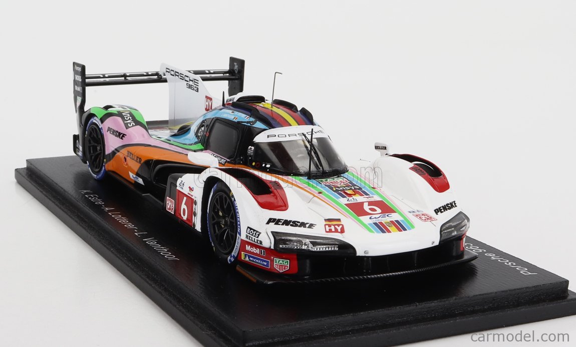 SPARK-MODEL S8724 Echelle 1/43 | PORSCHE 963 9RD 4.6L TURBO V8 TEAM PORSCHE PENSKE MOTORSPORT N ...