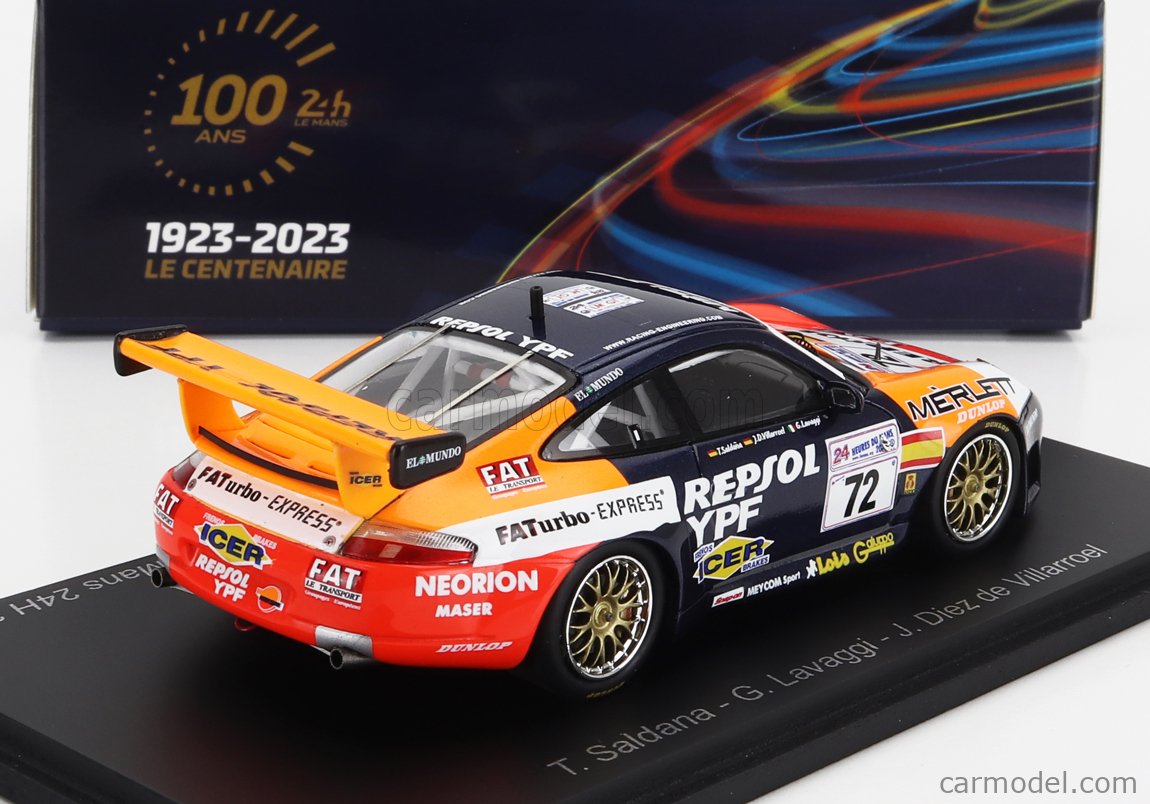 SPARK-MODEL S9938 Masstab: 1/43 | PORSCHE 911 996 GT3 R 3.6L TEAM ...
