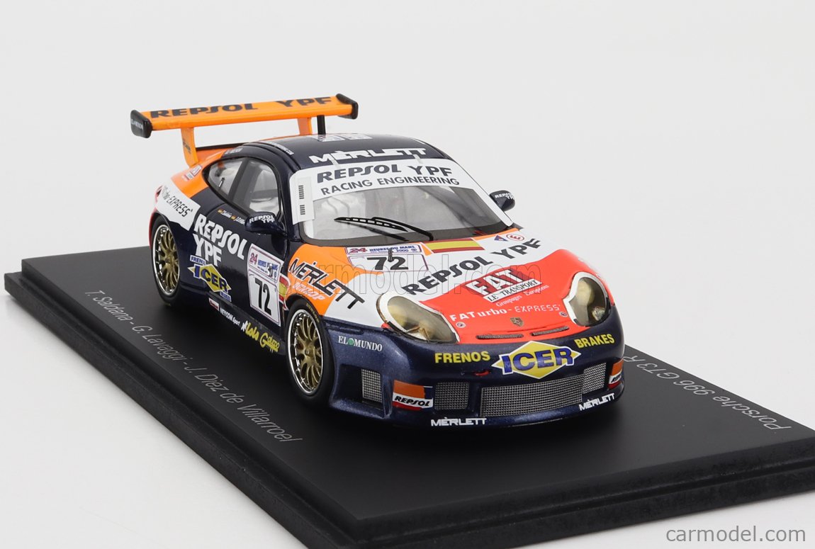 SPARK-MODEL S9938 Scale 1/43 | PORSCHE 911 996 GT3 R 3.6L TEAM REPSOL ...