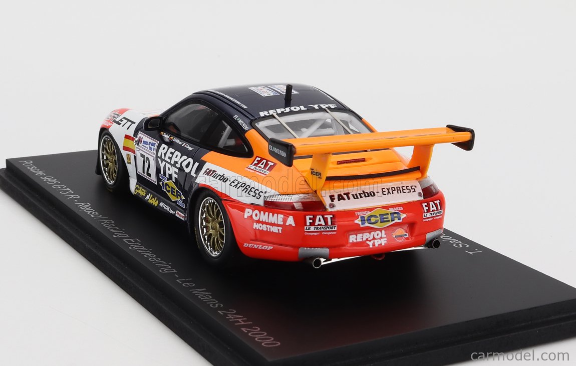 SPARK-MODEL S9938 Scale 1/43 | PORSCHE 911 996 GT3 R 3.6L TEAM REPSOL ...