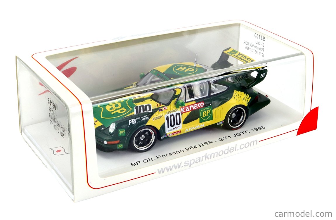 SPARK-MODEL SJ160 Scale 1/43 | PORSCHE 911 964 RSR TEAM BP OIL N 100 ...