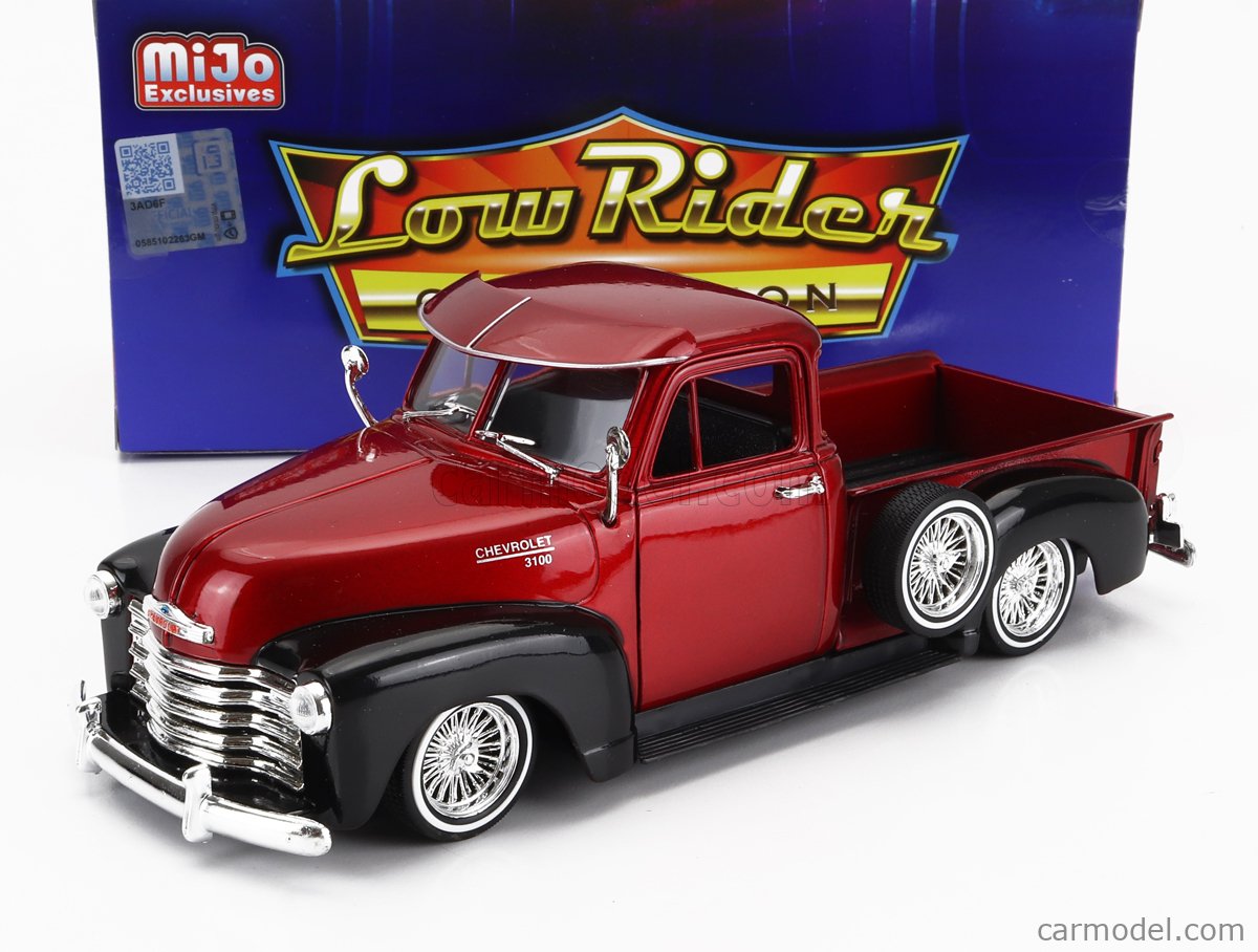 WELLY WE22087LRW-BKMRD Scale 1/24 | CHEVROLET 3100 PICK-UP LOW RIDER ...