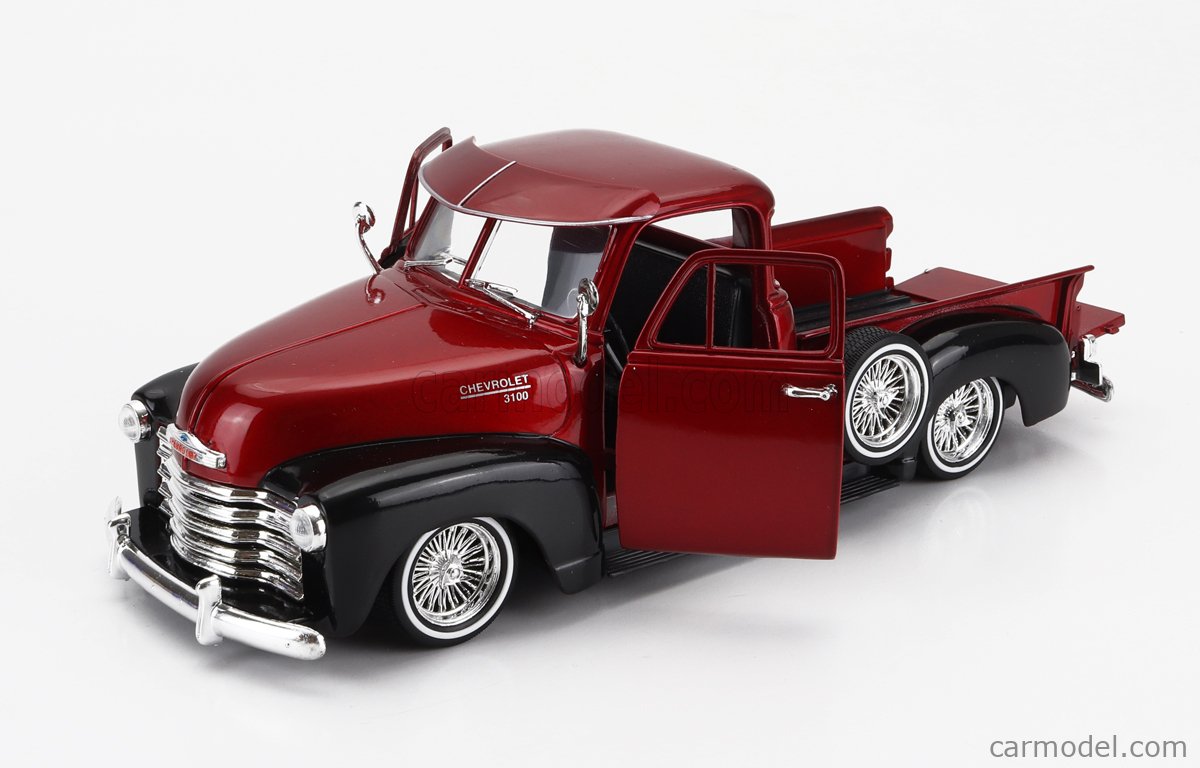 WELLY WE22087LRW-BKMRD Scale 1/24 | CHEVROLET 3100 PICK-UP LOW RIDER ...