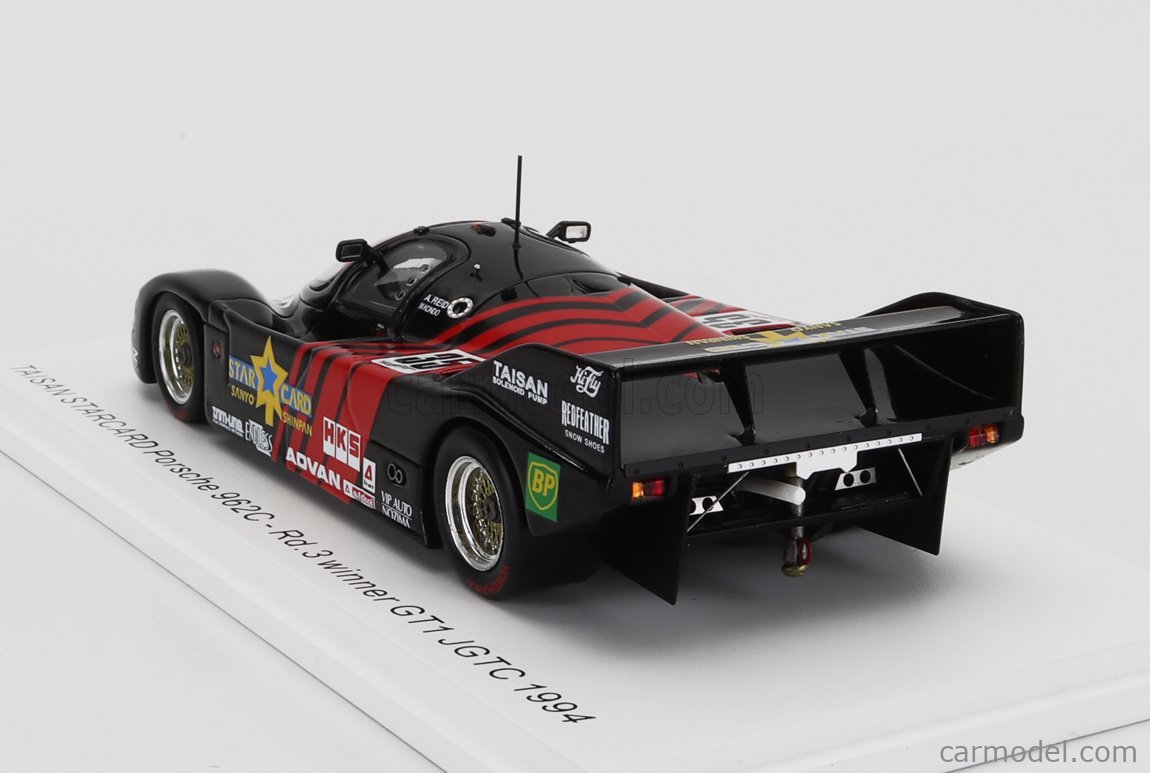 SPARK-MODEL SJ151 Scale 1/43 | PORSCHE 962C TEAM TAISAN STARCARD N 35 WINNER ROUND 3 GT1 JGTC ...