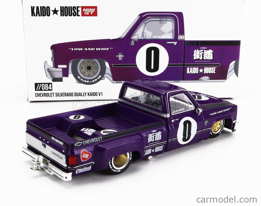 MINI-GT KHMG084 Scale 1/64 | CHEVROLET SILVERADO DUALLY PICK-UP N 0 ...