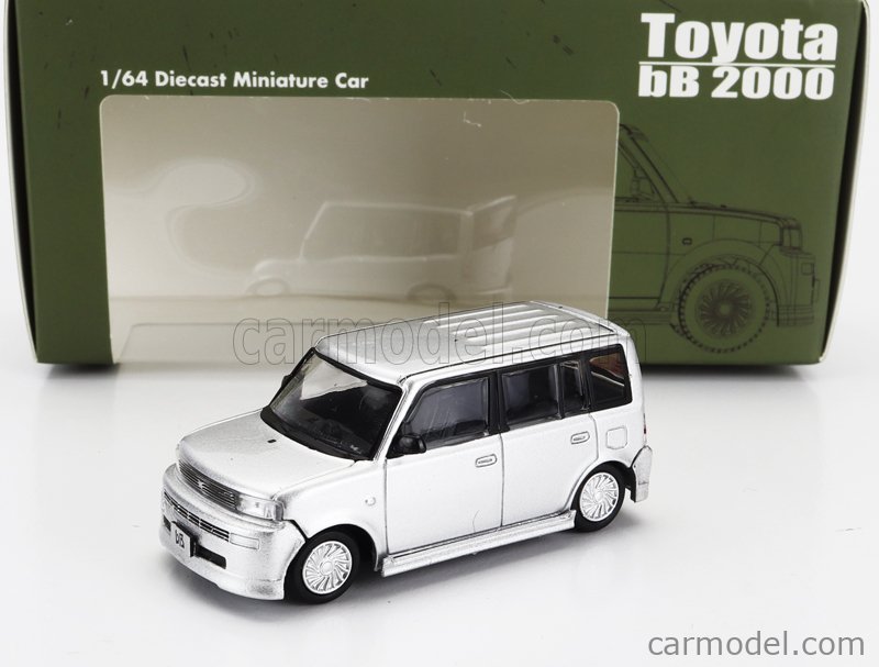 BM-CREATIONS BM64B0380LHD Scale 1/64 | TOYOTA bB 2000 SILVER