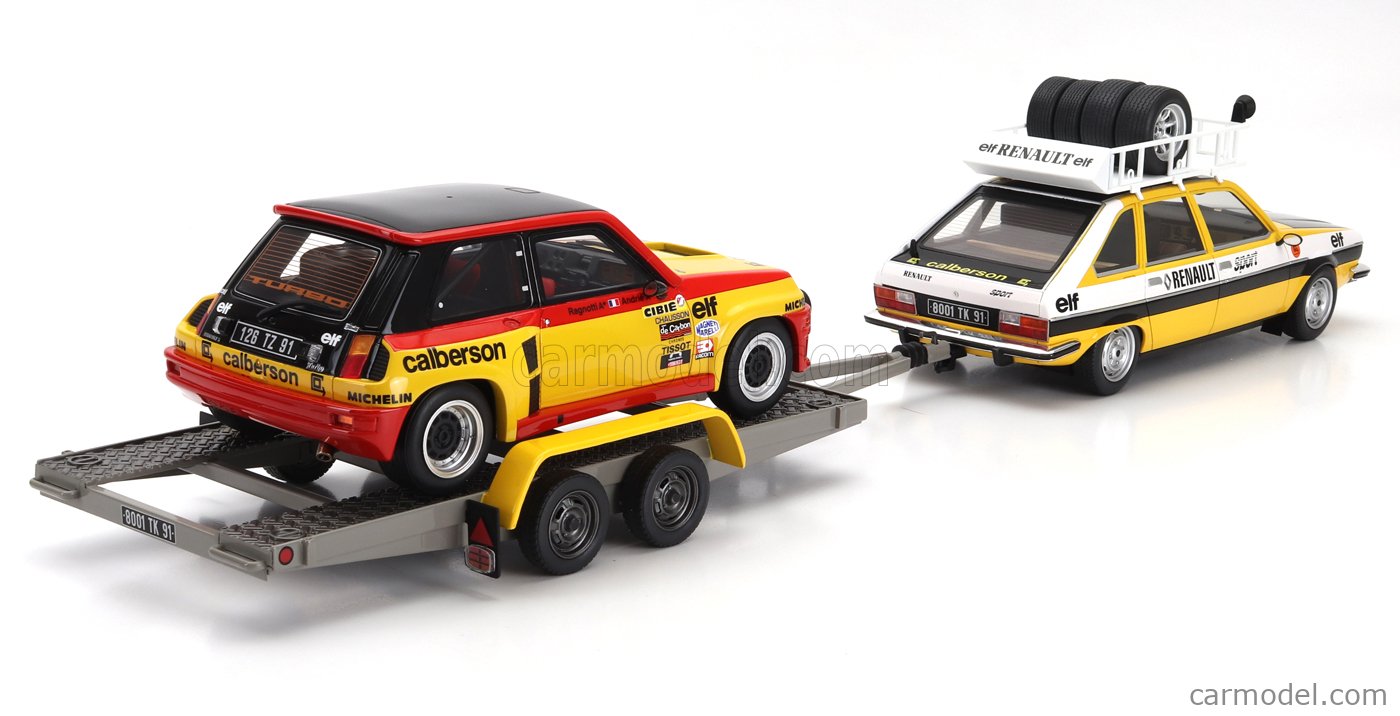 OTTO-MOBILE OT383 Escala 1/18 | RENAULT RALLY SET - R30 TEAM RENAULT ...