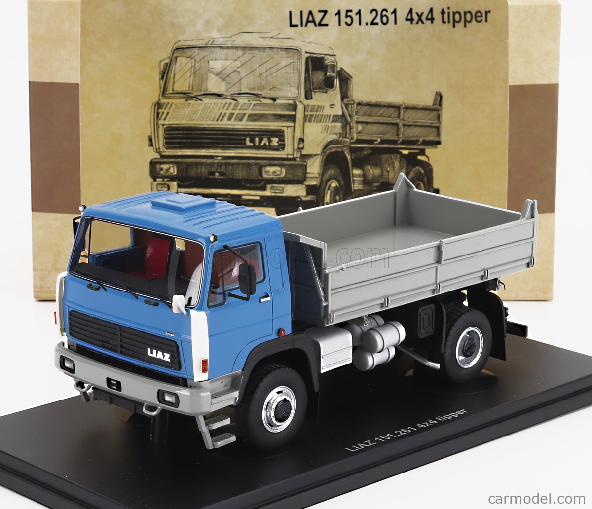AUTOCULT ATC10139 Scale 1/43 | LIAZ 151.261 TRUCK 2-ASSI 1990 BLUE GREY