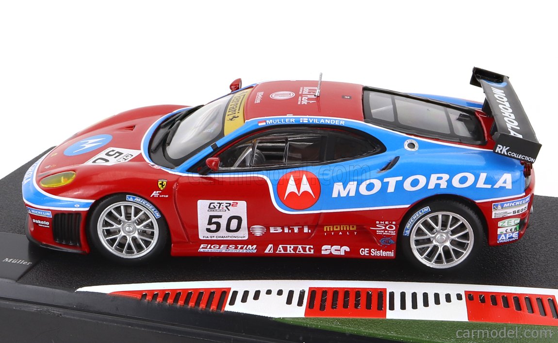 EDICOLA FRCOL057 Scale 1/43 | FERRARI F430 GTC TEAM MOTOROLA N 50 FIA ...