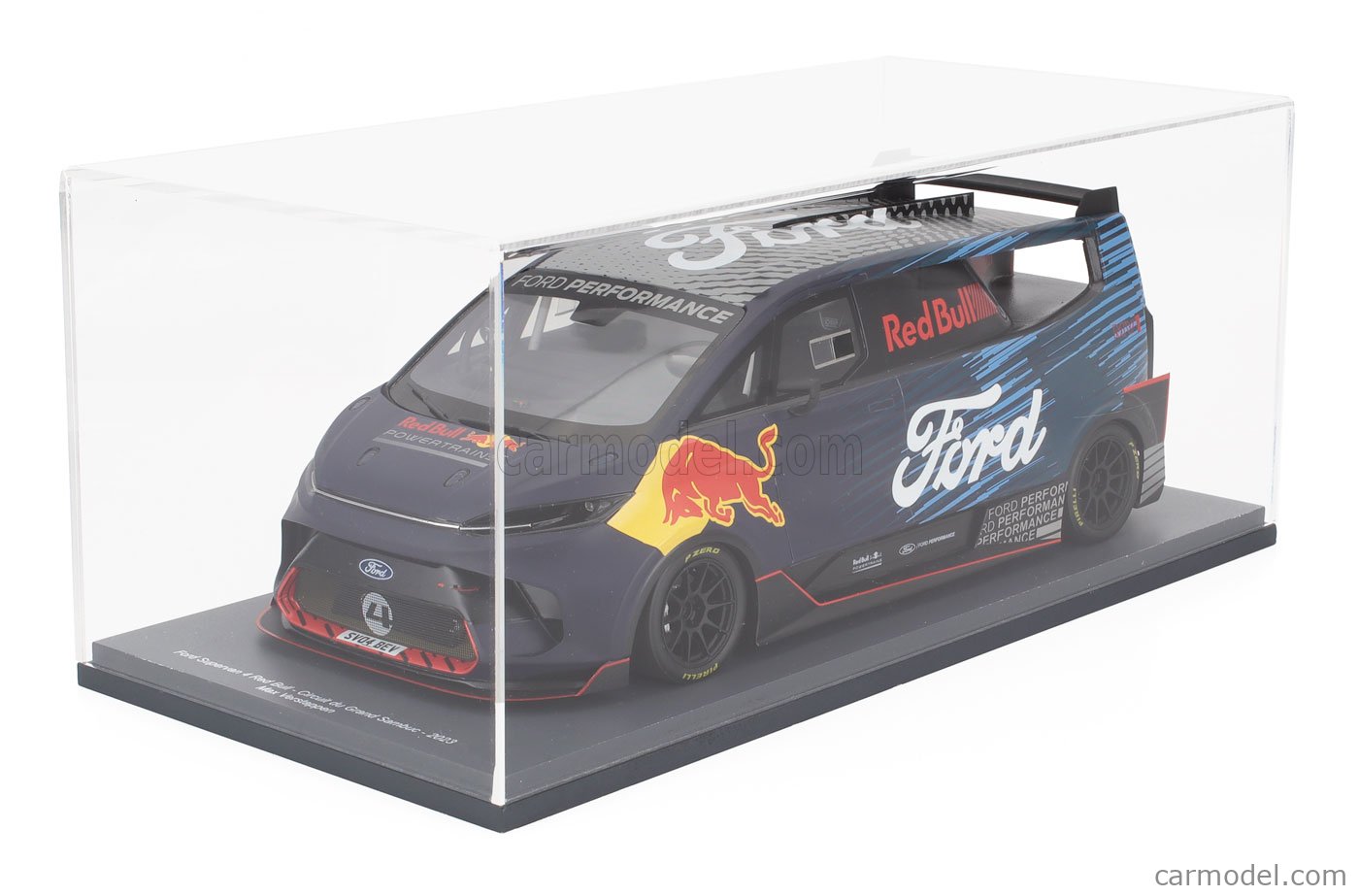 SPARK-MODEL 18S728 Scale 1/18 | FORD ENGLAND TRANSIT SUPERVAN 4 RED ...