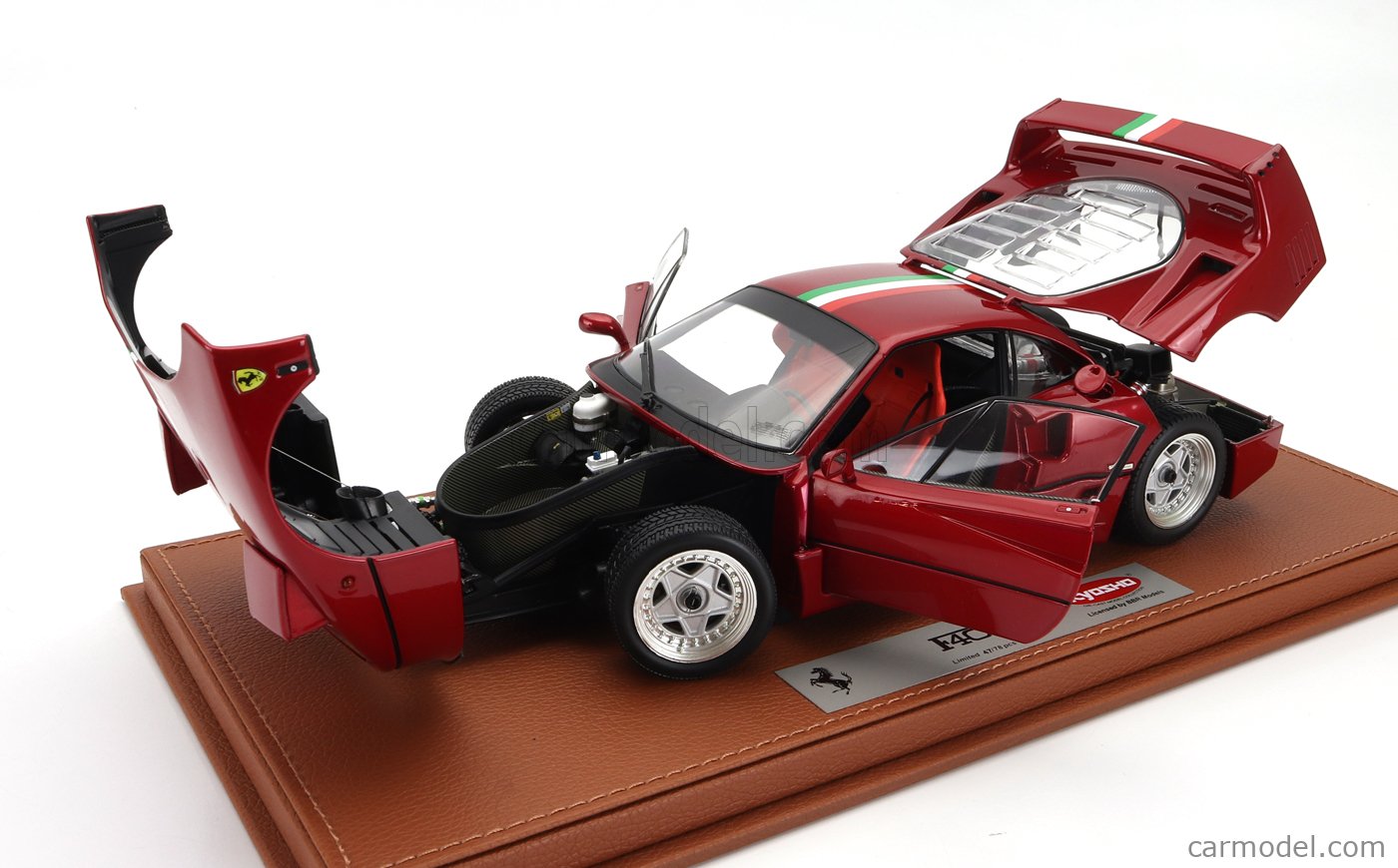 BBR-MODELS BBRKS006-VET Echelle 1/18 | FERRARI F40 ITALIAN FLAG STRIPES ...