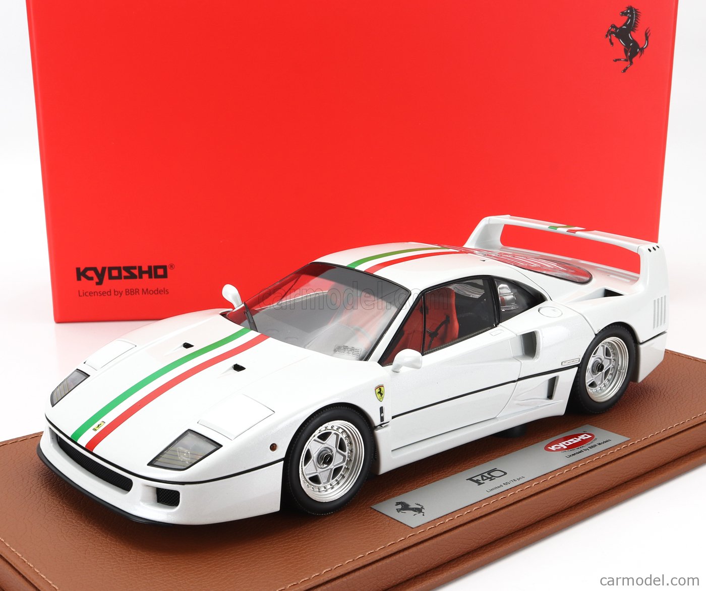 BBR-MODELS BBRKS004-VET Escala 1/18 | FERRARI F40 ITALIAN FLAG STRIPES ...
