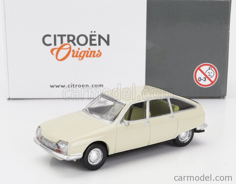 NOREV AMC0191514-WHITE Scale 1/64 | CITROEN GS 1970 WHITE
