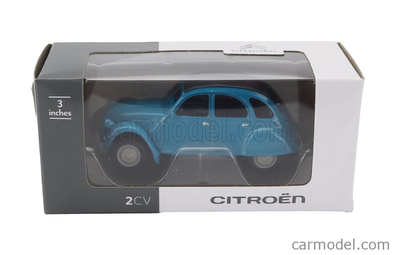 NOREV AMC0191027-BLUE Scale 1/64 | CITROEN 2CV CABRIOLET CLOSED 1978 BLUE