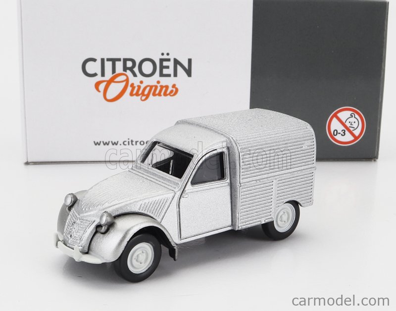 NOREV AMC0191107-SILVER Scale 1/64 | CITROEN 2CV VAN 1953 SILVER