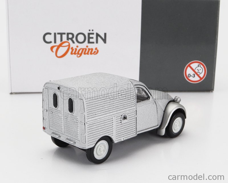 NOREV AMC0191107-SILVER Scale 1/64 | CITROEN 2CV VAN 1953 SILVER