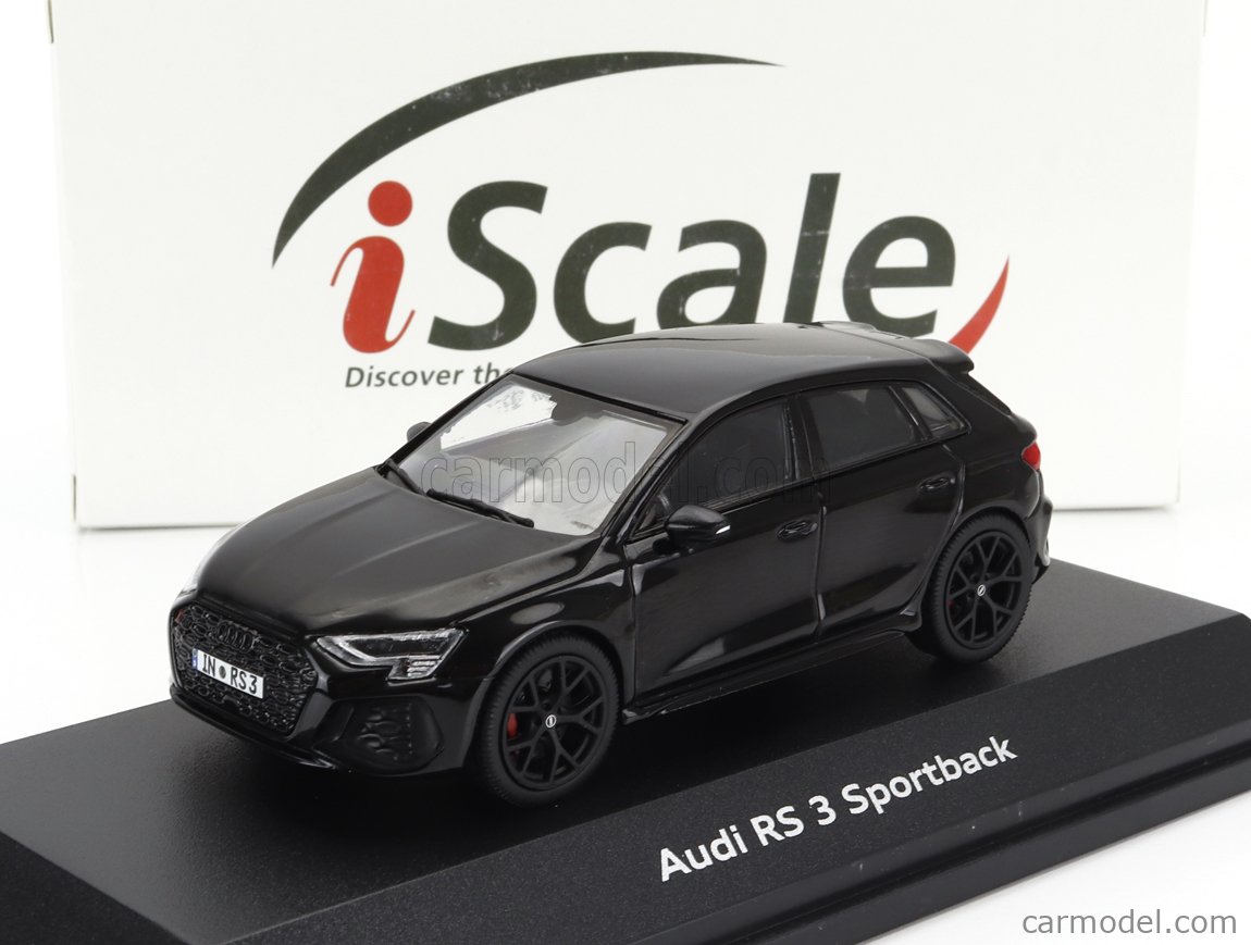 I-SCALE 1430000134 Масштаб 1/43 | AUDI A3 RS3 SPORTBACK 2018 BLACK