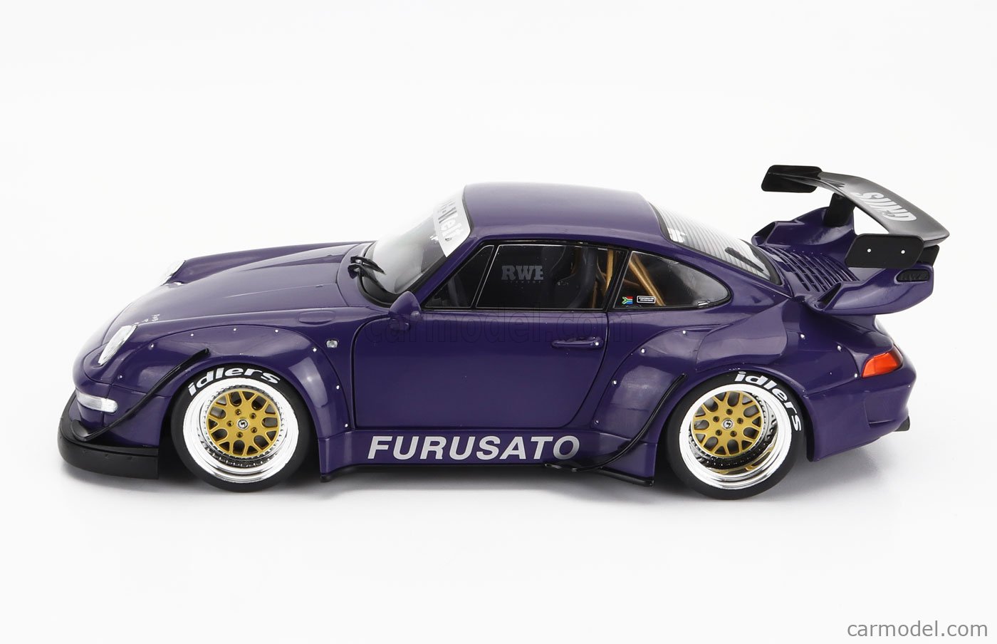 WERK83 W1807001 Scale 1/18 | PORSCHE 911 993 RWB RAUH-WELT FURUSATO COUPE 1995 PURPLE