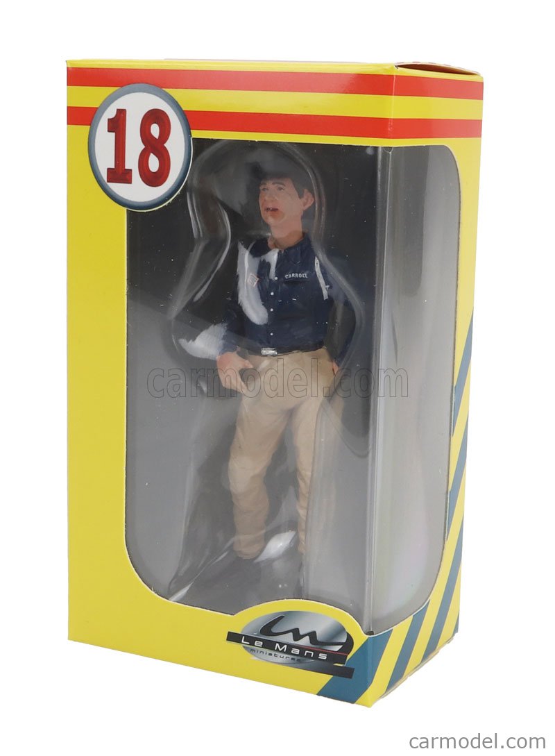 LE MANS MINIATURES FLM118046-P2 Scale 1/18 | FIGURES MR CARROLL - AVEC ...