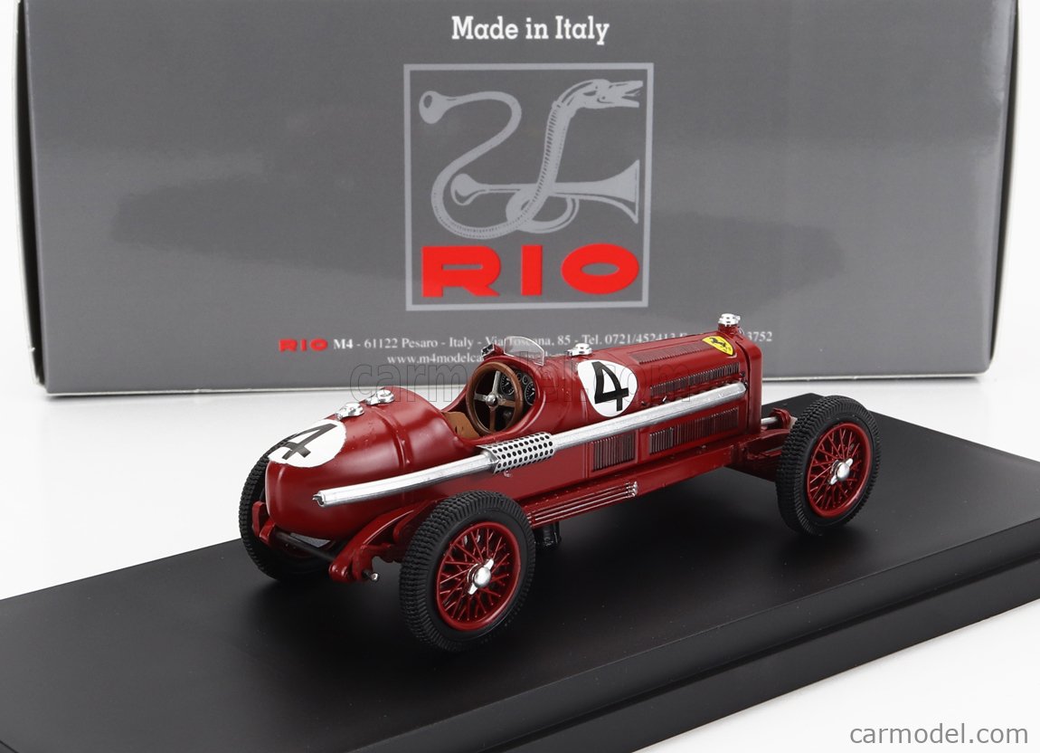 RIO-MODELS 4724 Scale 1/43 | ALFA ROMEO P3 N 4 TOURIST TROPHY ISLE OF ...