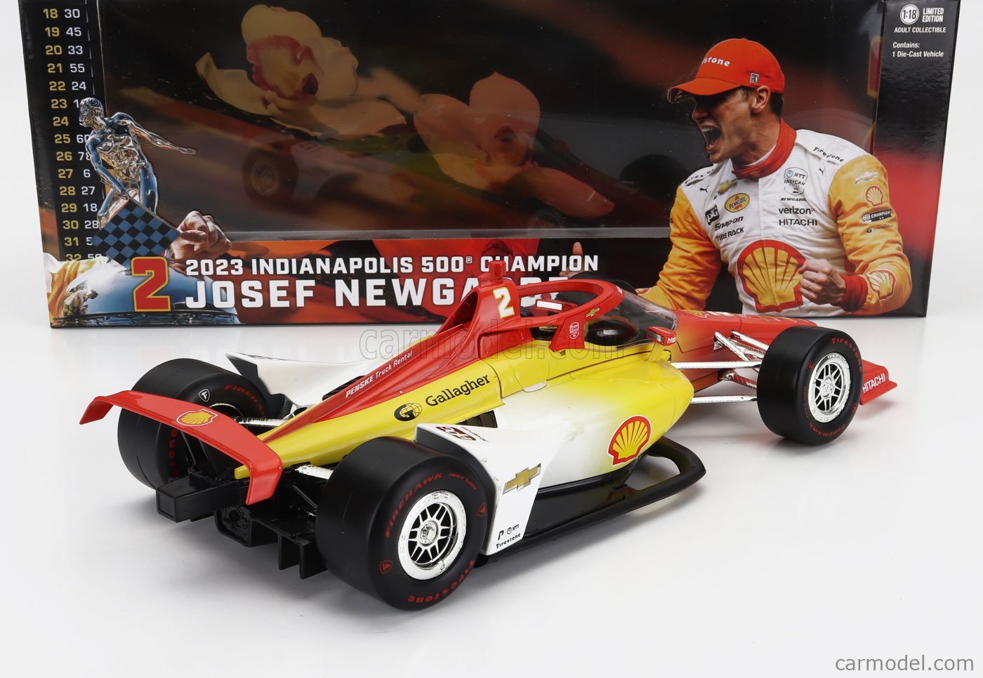GREENLIGHT 11121 Scale 1/18 | CHEVROLET TEAM PENSKE N 2 WINNER ...