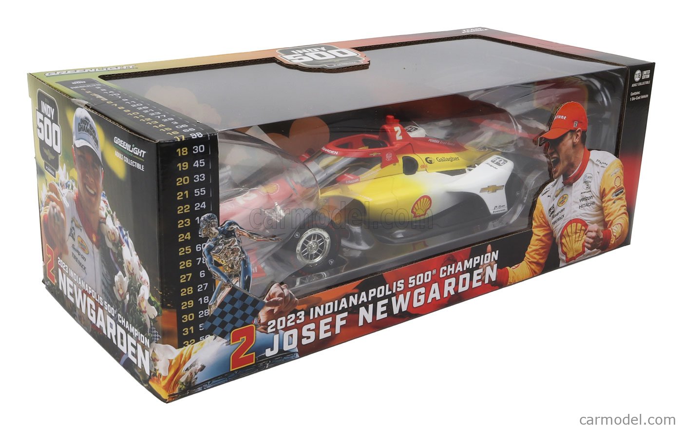 GREENLIGHT 11121 Scale 1/18 | CHEVROLET TEAM PENSKE N 2 WINNER ...