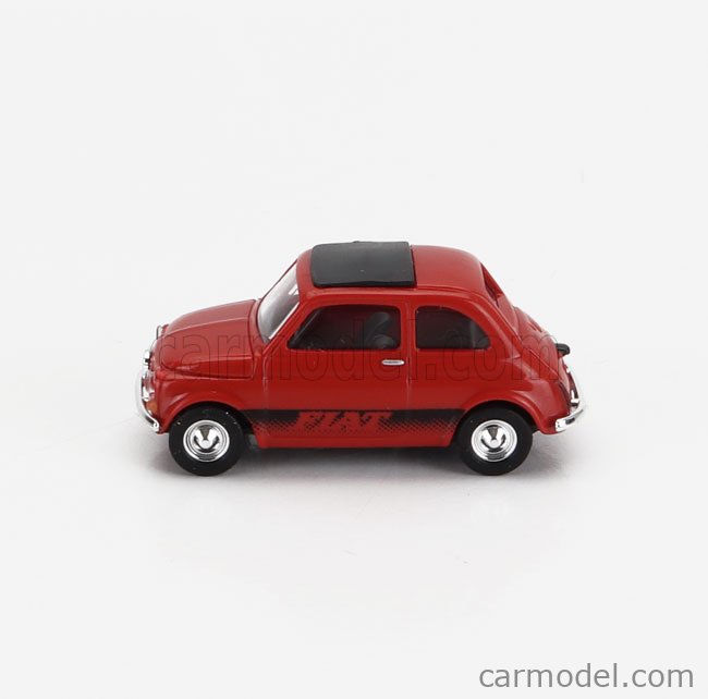 BUSCH 48705 Scale 1/87 | FIAT 500 F CLOSED ROOF 1965 RED BLACK
