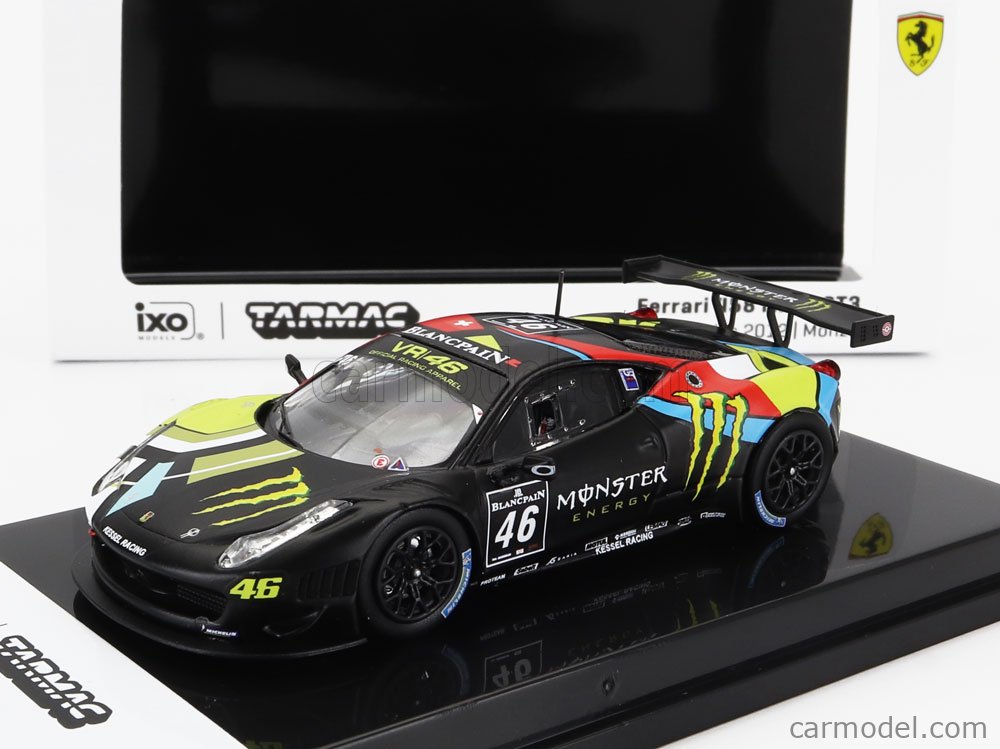 TARMAC T64-073-12BGT46M Escala 1/64 | FERRARI 458 ITALIA GT3 N 46 ...