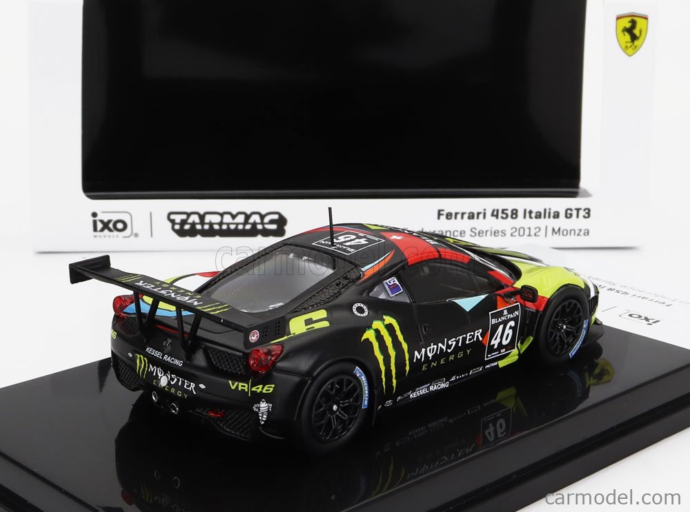 TARMAC T64-073-12BGT46M Escala 1/64 | FERRARI 458 ITALIA GT3 N 46 ...