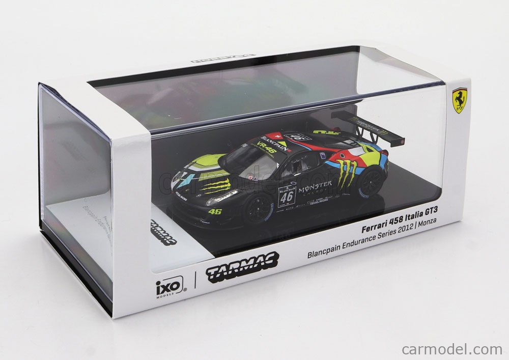 TARMAC T64-073-12BGT46M Escala 1/64 | FERRARI 458 ITALIA GT3 N 46 ...