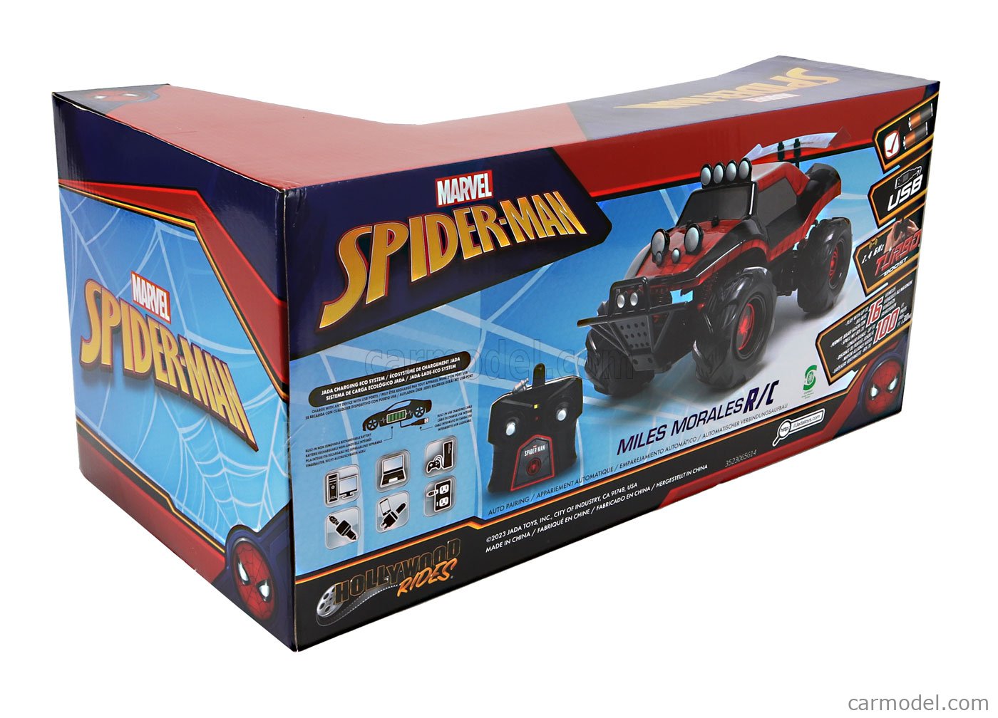 JADA 253228004-33709-RC Scala 1/14 | MAYERS MANX BUGGY SPIDERMAN MILES ...
