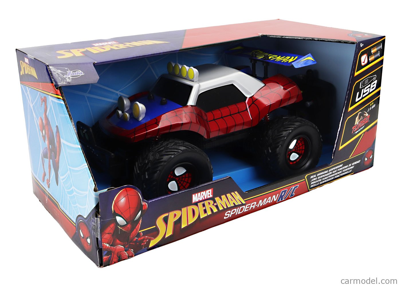 JADA 253228000 Scale 1/14 | MAYERS MANX BUGGY SPIDERMAN MARVEL 1964 ...