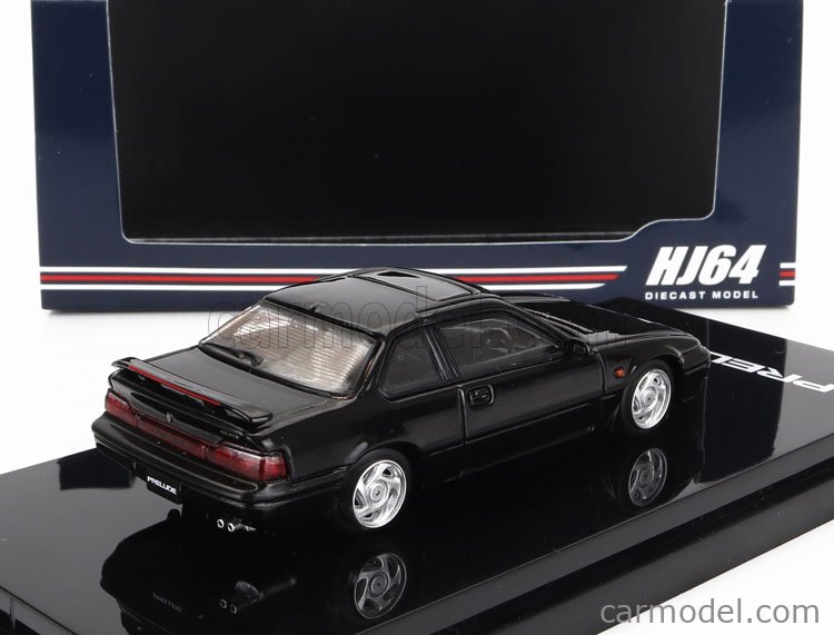 IGNITION-MODEL HJ642002ABK Masstab: 1/64 | HONDA PRELUDE 2.0XX 4WS 1989 BLACK