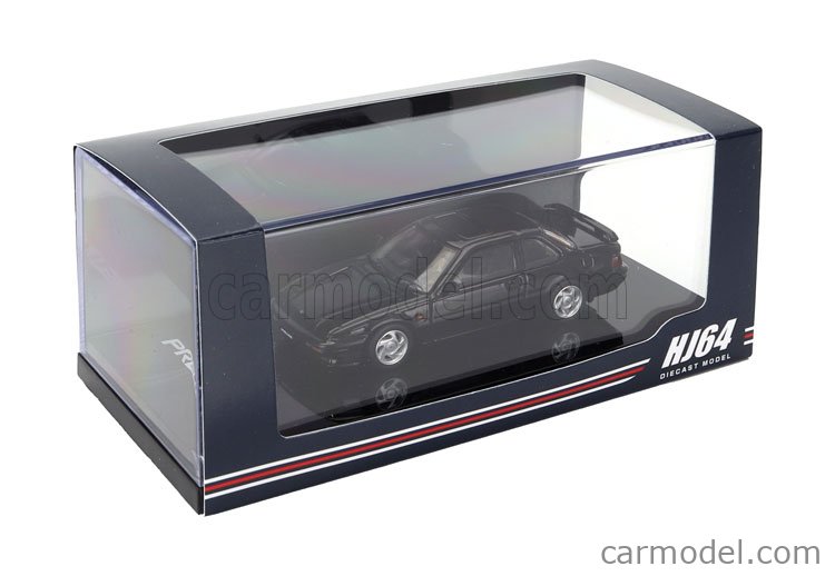 IGNITION-MODEL HJ642002ABK Masstab: 1/64 | HONDA PRELUDE 2.0XX 4WS 1989 BLACK