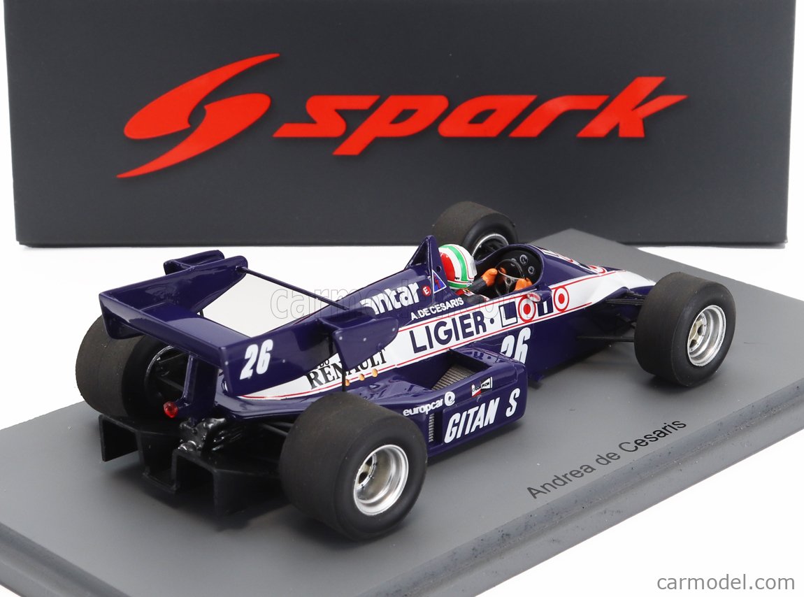SPARK-MODEL S7417 Scale 1/43 | LIGIER F1 JS23 N 26 SOUTH AFRICAN GP ...