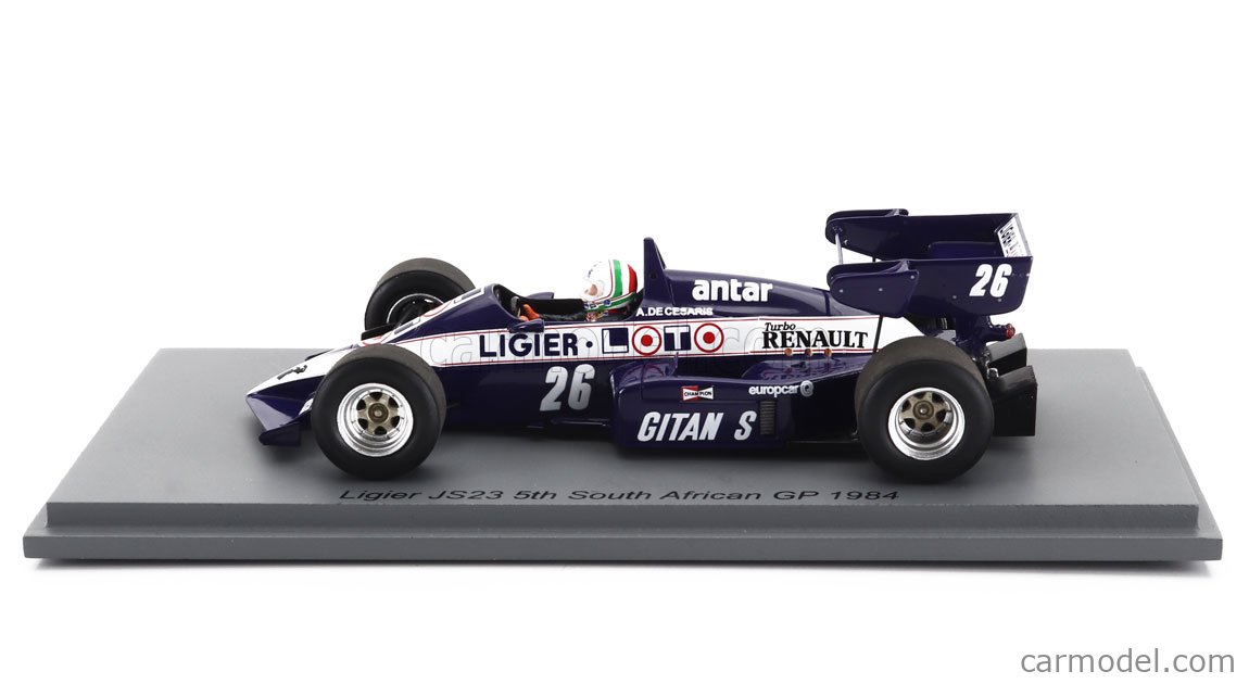 SPARK-MODEL S7417 Scale 1/43 | LIGIER F1 JS23 N 26 SOUTH AFRICAN GP ...