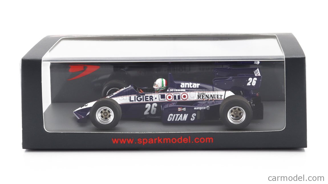 SPARK-MODEL S7417 Scale 1/43 | LIGIER F1 JS23 N 26 SOUTH AFRICAN GP ...