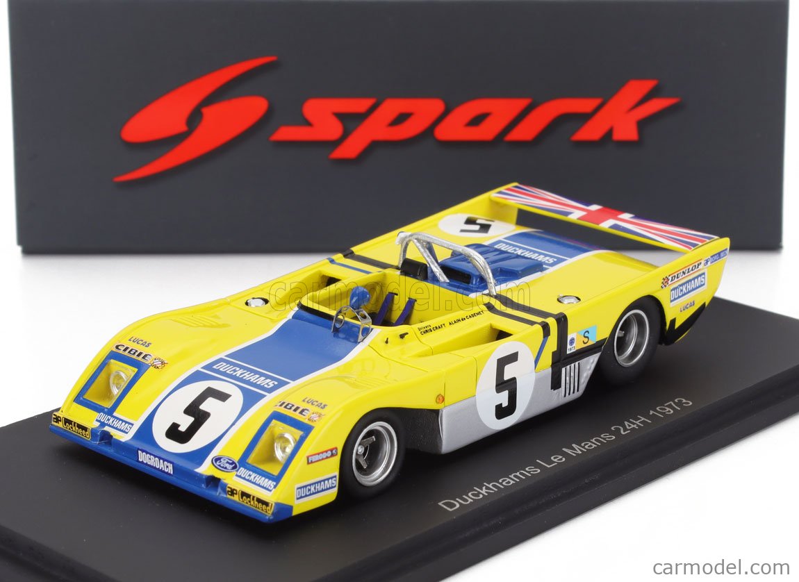 SPARK-MODEL S9429 Echelle 1/43 | DUCKHAMS LM72 3.0L V8 TEAM DUCKHAMS OIL MOTOR RACING N 5 24h LE ...