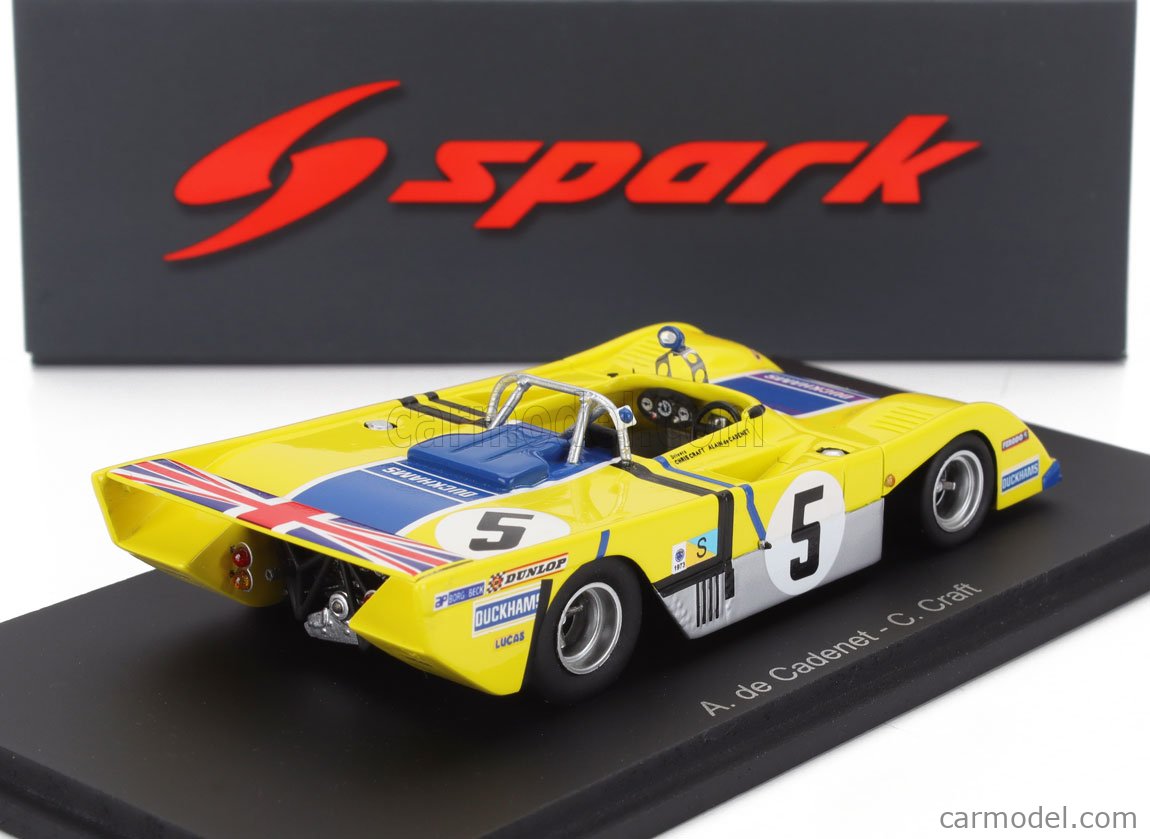 SPARK-MODEL S9429 Echelle 1/43 | DUCKHAMS LM72 3.0L V8 TEAM DUCKHAMS OIL MOTOR RACING N 5 24h LE ...