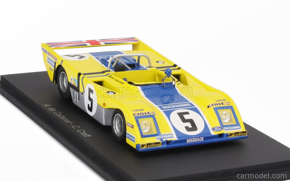 SPARK-MODEL S9429 Echelle 1/43 | DUCKHAMS LM72 3.0L V8 TEAM DUCKHAMS OIL MOTOR RACING N 5 24h LE ...