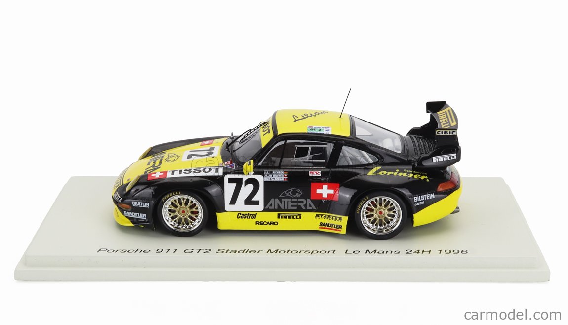 SPARK-MODEL S5523 Scale 1/43 | PORSCHE 911 993 GT2 TEAM STADLER ...