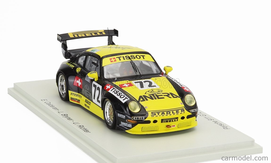SPARK-MODEL S5523 Scale 1/43 | PORSCHE 911 993 GT2 TEAM STADLER ...