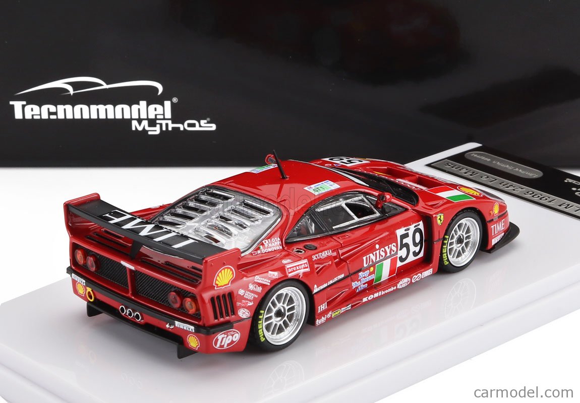 TECNOMODEL TM43-63A Echelle 1/43 | FERRARI F40 LM 3.5L TURBO V8 TEAM ...
