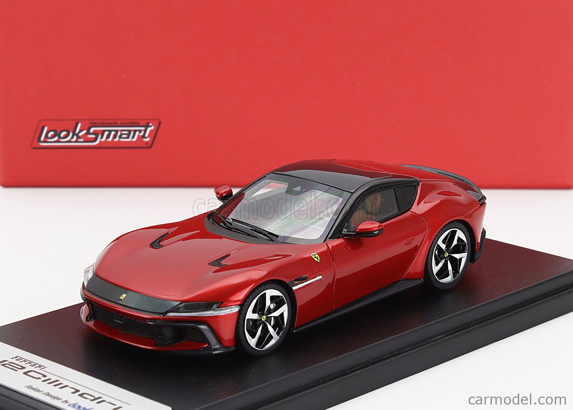 LOOKSMART LS553J Scala 1/43 | FERRARI 12CILINDRI V12 830cv 2024 ROSSO ...