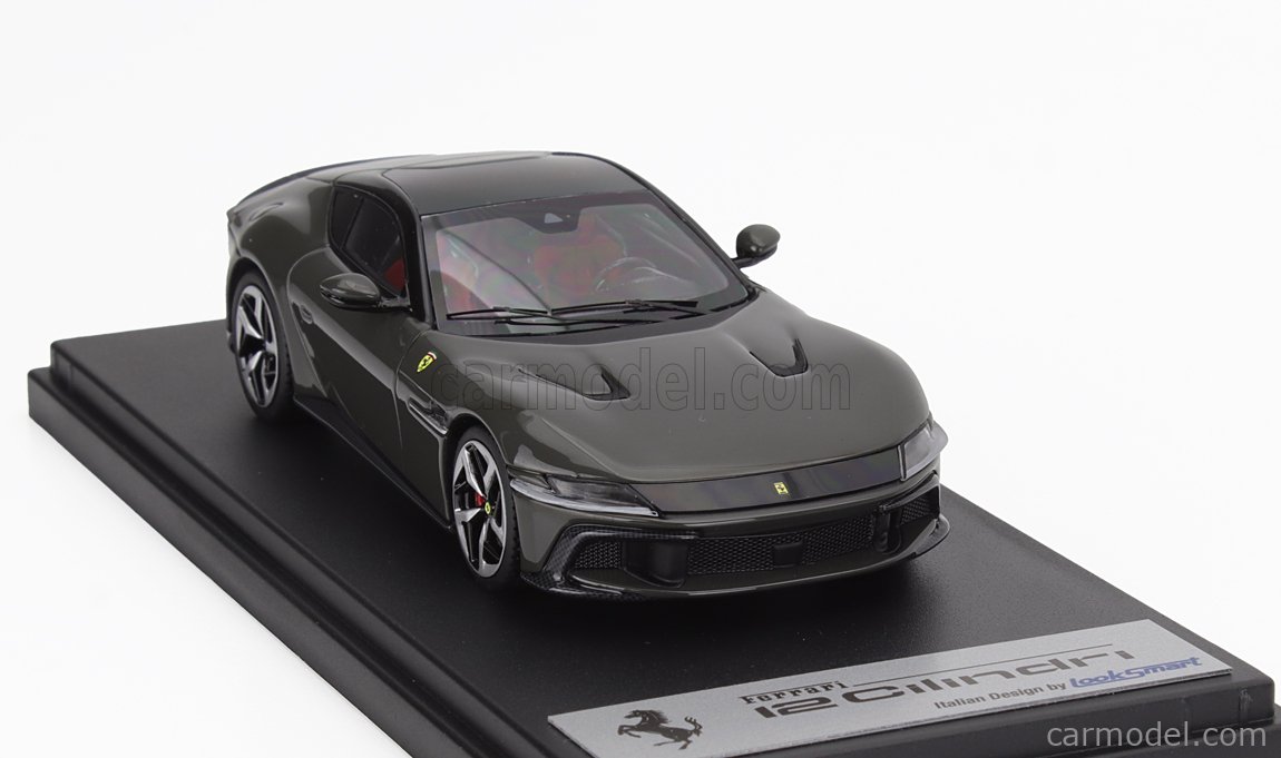 LOOKSMART LS553i Scale 1/43 | FERRARI 12CILINDRI V12 830cv 2024 GRIGIO ...