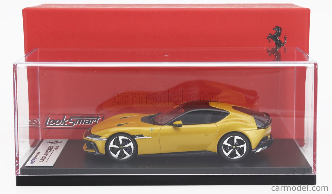 LOOKSMART LS553E Scale 1/43 | FERRARI 12CILINDRI V12 830cv 2024 GIALLO ...