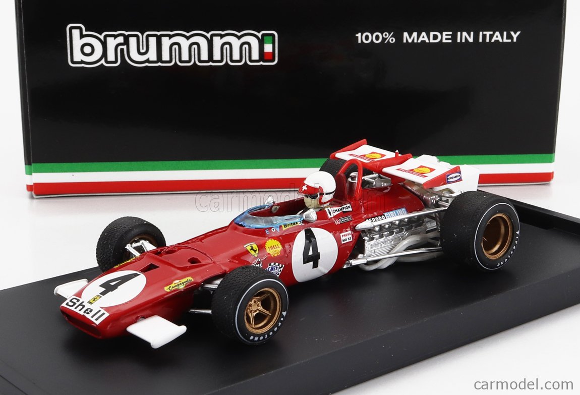 BRUMM R313-CH-UPD-2024 Echelle 1/43 | FERRARI F1 312B N 4 WINNER ITALY ...