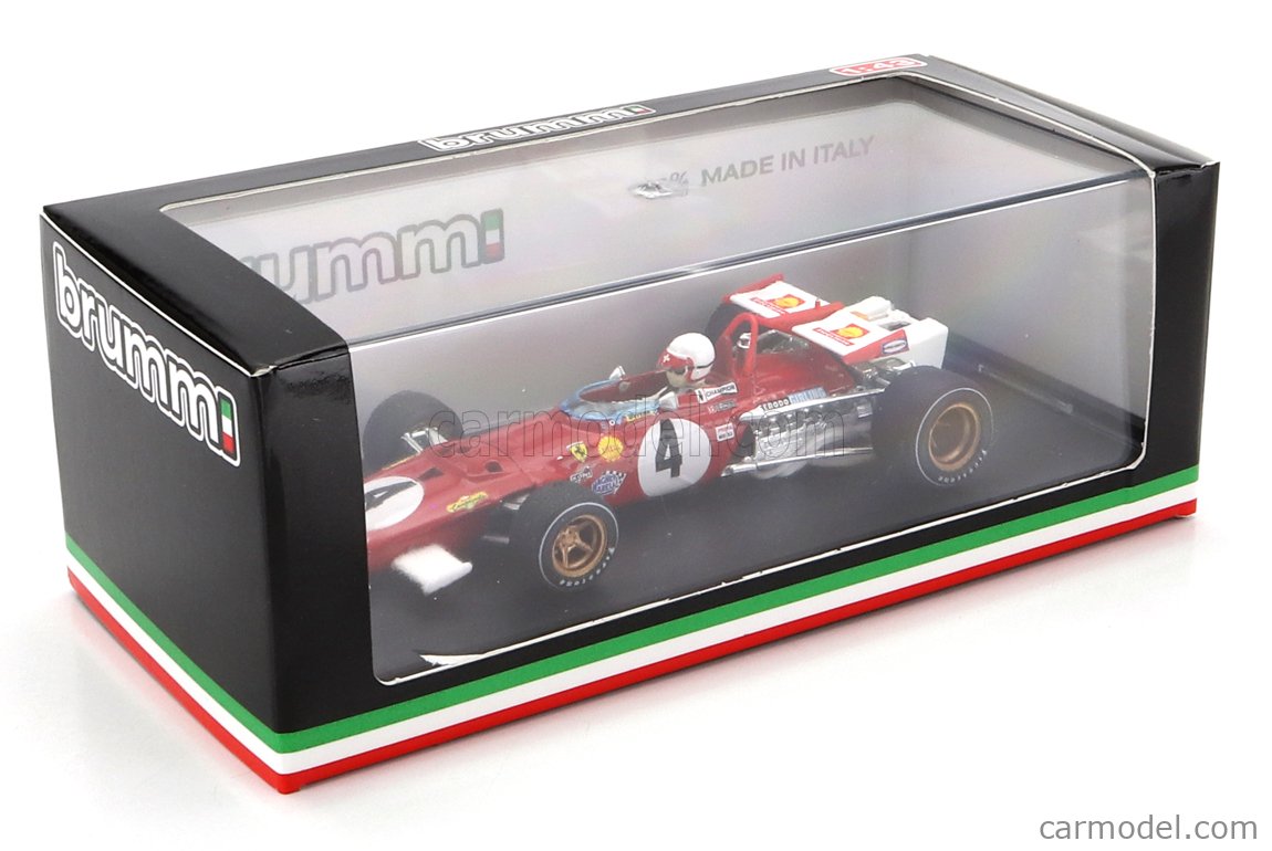 BRUMM R313-CH-UPD-2024 Scale 1/43 | FERRARI F1 312B N 4 WINNER ITALY ...